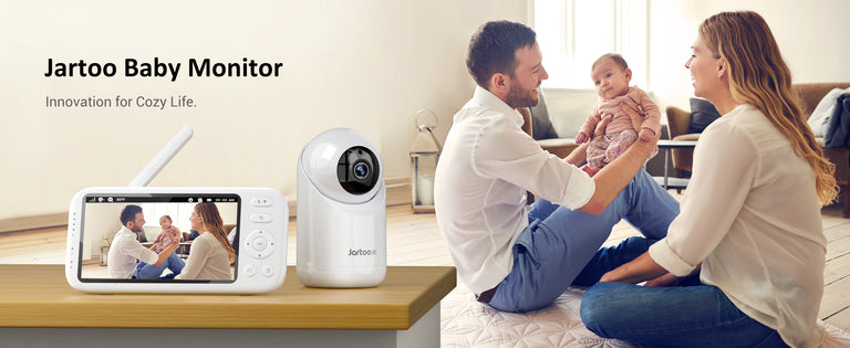 Jartoo Best Baby Monitor No WiFi Video Camera 2K Screen Cry-Sensor